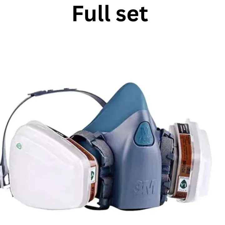 3M 7502 Half Facepiece Reusable Respirator Chemical Gas Mask - 3M ...