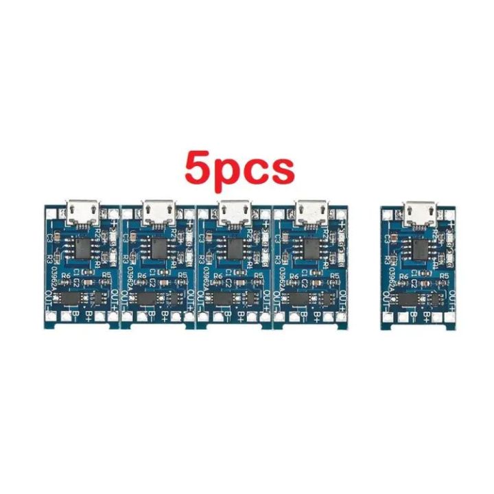 5pcs-CURRENT Protections TP4056 Charger Circuit Module - Li-Ion Lithium ...