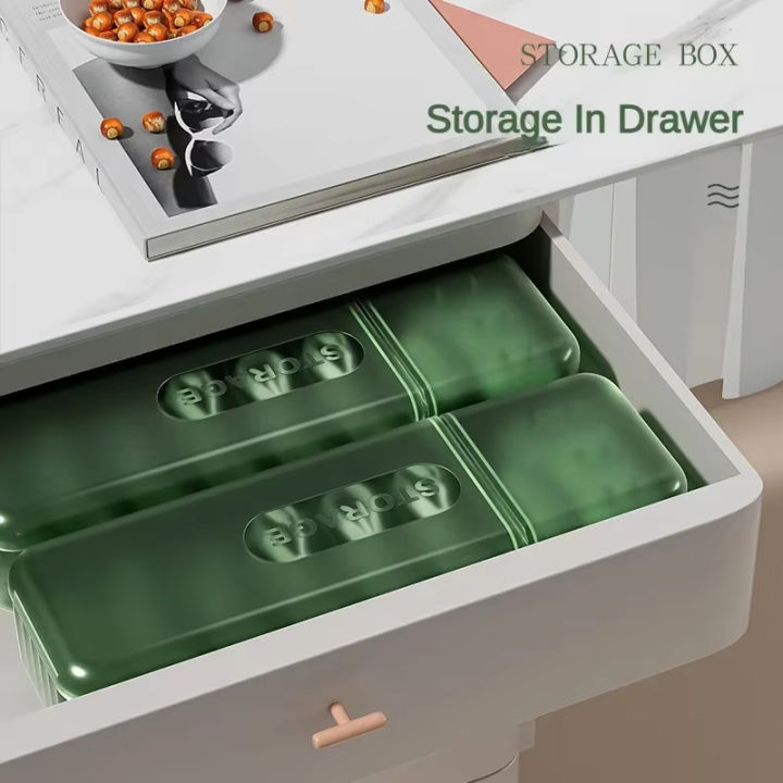 Cable Storage Box Organizer Charger Cord Storage Box With 7 Data Cable ...