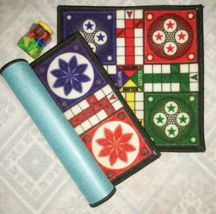 Carpet Ludo Game Mat | Large Size Soft Carpet Ludo Board | Best Quality ...