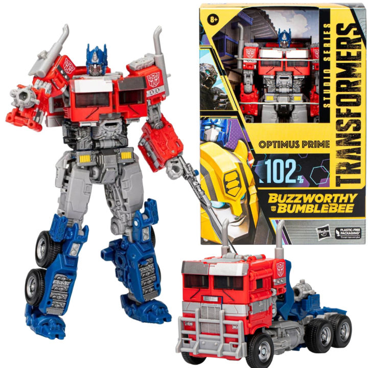 Transformers Buzzworthy Bumblebee Studio Series ss102 Optimus Prime ...
