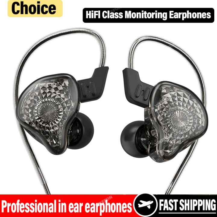 Original K2 Copper Driver HiFi Wired Earphone Race Sport Headphone Bass Stereo Live Headset ...