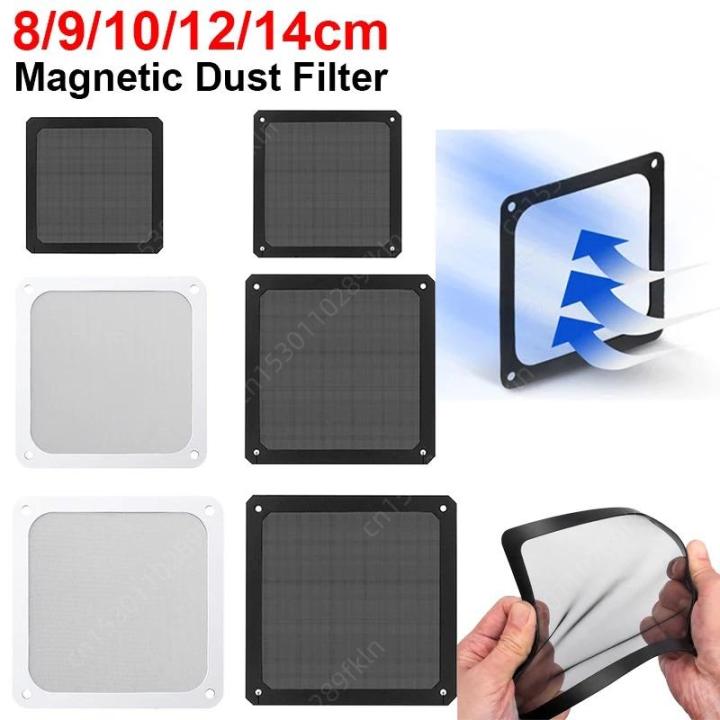 80mm 90mm 120mm 140mm PC Chassis Cooling Fan Dust Filter Magnet ...