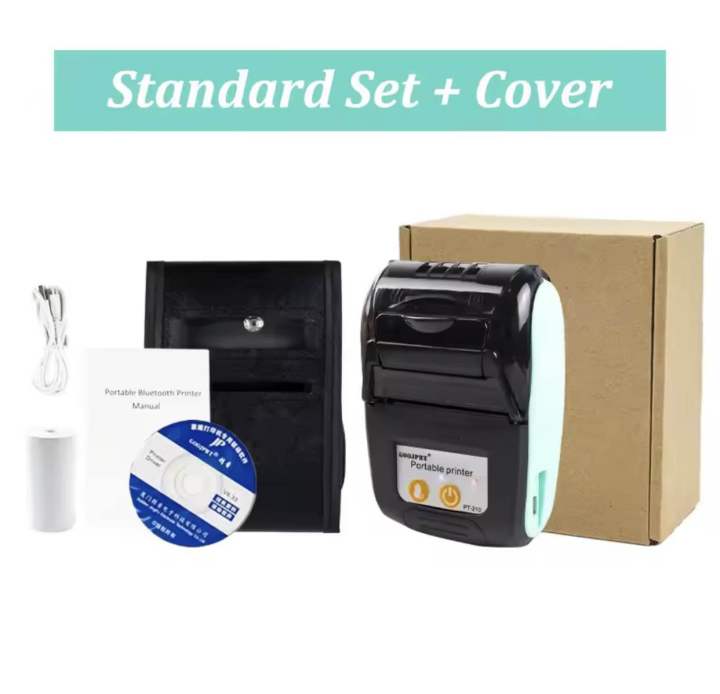 Portable Bluetooth Printers Goojprt PT210 58mm (2 Inch) Thermal ...
