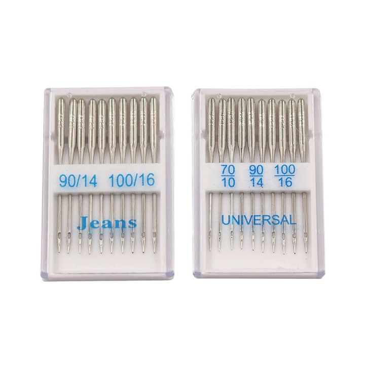 20pcs Sewing Machine Needles Jeans Universal Regular Point Sewing ...