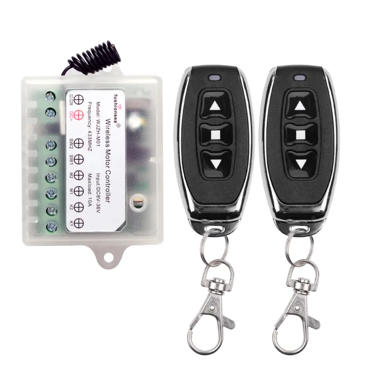 DC 12-36 V Motor Remote Control Switch For Retractable Door Electric ...