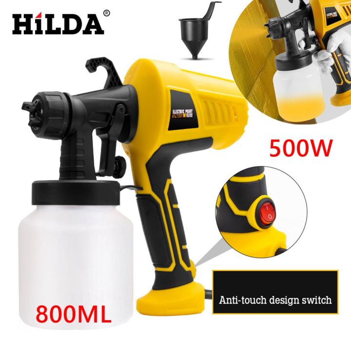 500W Electric Paint Sprayer 800ml High Power Painting Compressor Device ...