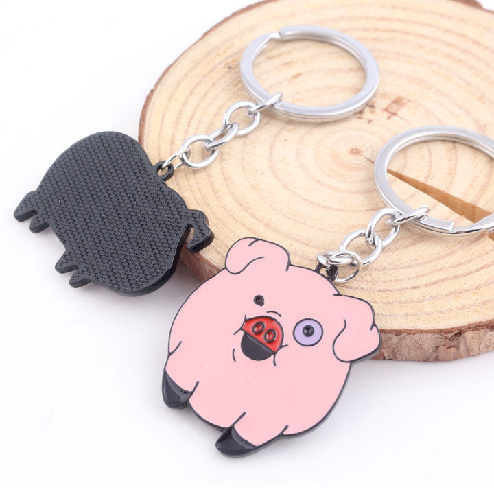 Anime Gravity Falls Keychain Dipper's Bill Cipher Pendant Key Chain for ...