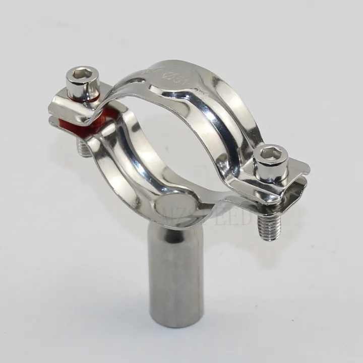 304 Stainless Steel fixture Pipe Bracket Welding Water Pipe Fixed Pipe ...