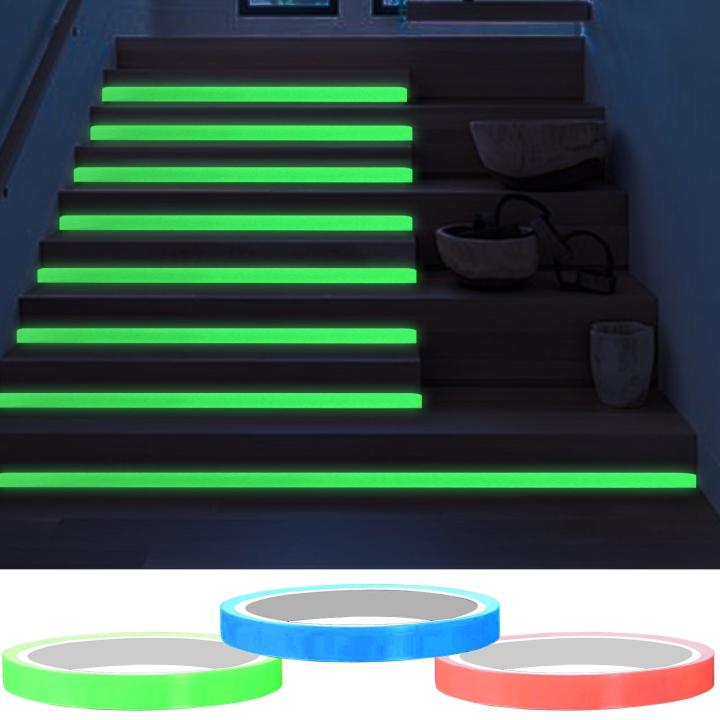 3Meters Glow In The Dark Tape Warning Strips Fluorescent Light Storage ...