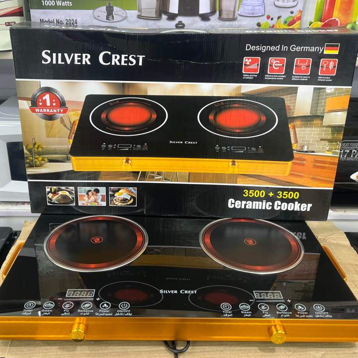 SILVER CREST Infrared Double Burner, 7000W(3500W Each) Electric Hot ...