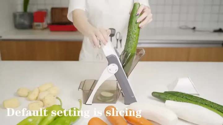 Mandoline Slicer Safe Vegetable Cutter Brave spring Vegetable Chopper ...