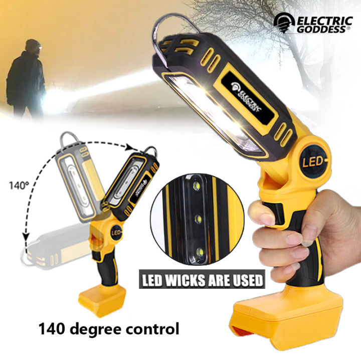 Electric Goddess Cordless Outdoor LED Flashlight Portable Work Light ...