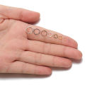 200pcs/Lot 3/4/5/6/7/8/10/12mm Metal Open Single Loops Jump Rings ...