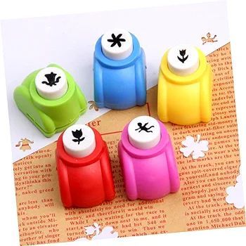 8 Pcs Of Mini DIY Assorted Paper Punching Machine | Designer Punching ...
