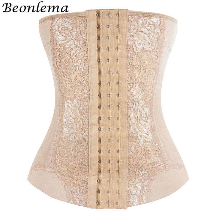 Mesh Embroidered Corset Body Shaper faja Waist Trainer Original ...