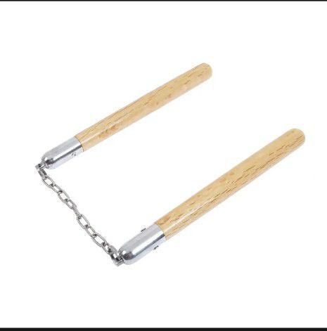 NUNCHAKU WOOD AND METAL NON CHAKU | Daraz.pk