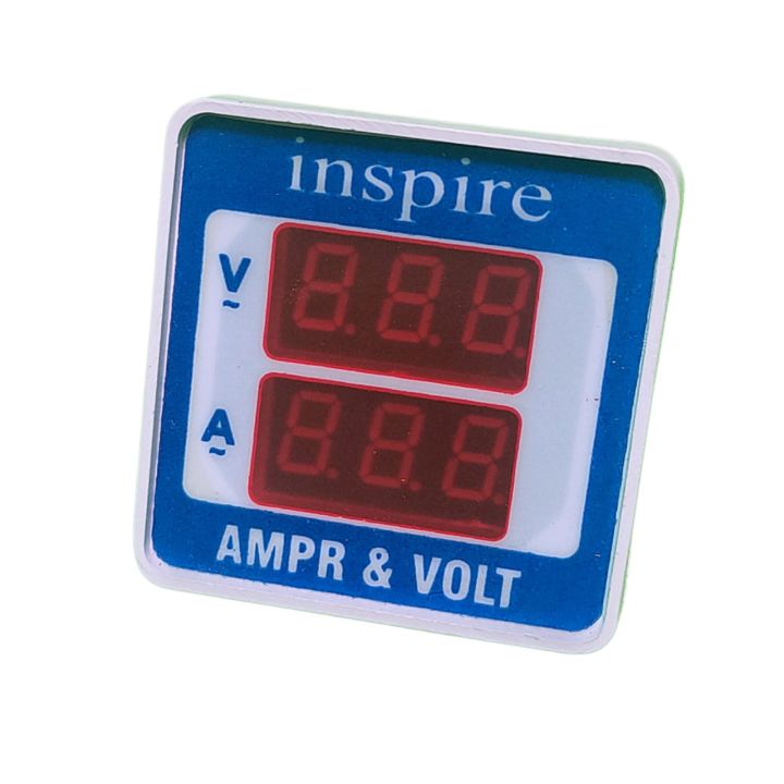 Amper Plus AC Digital Meter, 2-in-1 AC Volt Amp Meter, LED AC Voltmeter ...