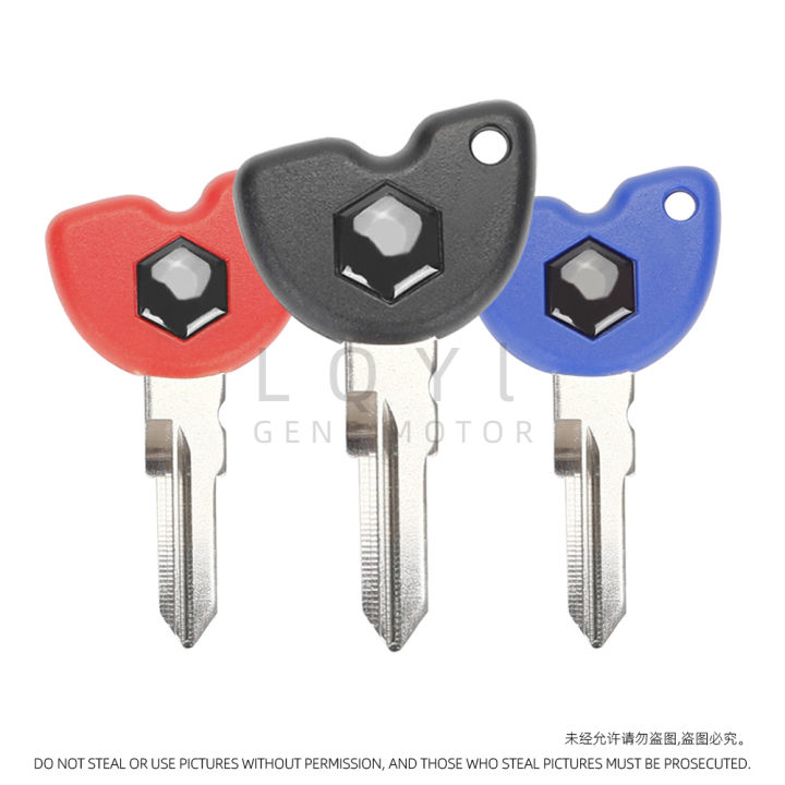 1Pcs Motorcycle Blank Key Replace Uncut Keys For Aprilia RS660 GT200 ...