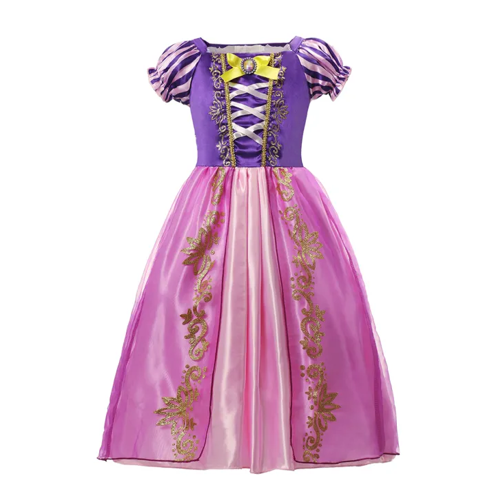 Kids Princess Costume Girls Frozen Elsa Anna Halloween Dress Cosplay ...