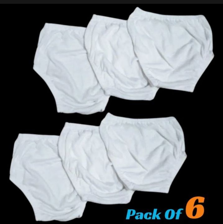 pack of 6 kids Soft cotton chaddi Diaper cover Panties with elastic ...