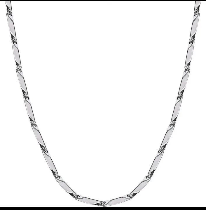 High-End New Titanium Steel Necklace Melon Chain Stainless Steel Chain ...