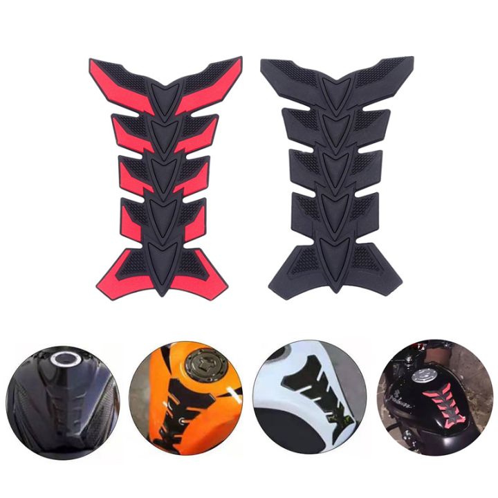 Motorcycle Fish Bone Sticker Gas Fuel Tank Protector Pad Cover Decal ...