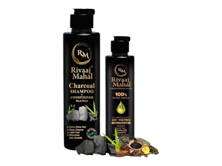 rivaj Mahal charcoal oil and shampoo 120ml | Daraz.pk