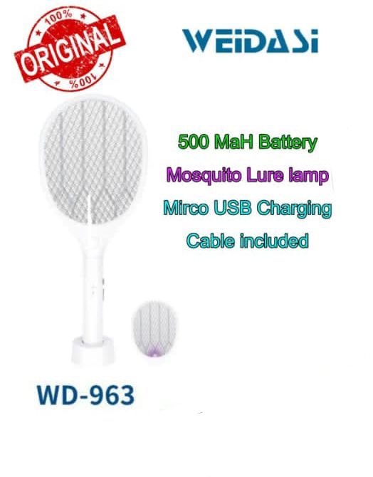 Weidasi WD-963 Mosquito Bat Rechargeable 500mah Battery with Lure Light Insect Bugs Lamp with ...