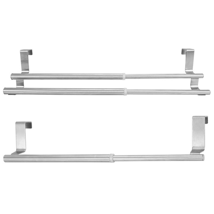 Retractable Towel Rack Over Door Towel Bar Hanging Holder Stainless ...