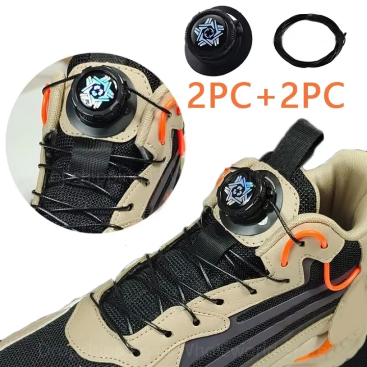 1 Pair Shoe Laces for Sneakers No Tie Shoelaces Swivel Buckle Men and ...