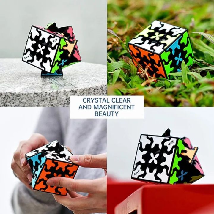 Gear Cube 3x3 with Three-Dimensional Gear Structure, Embedded Tile ...