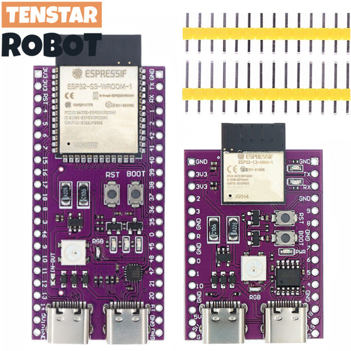 Esp32 Esp32 C3 Esp32 S3 Dual Type C Development Board Core Esp32 C3 Devkitm 1 Esp32 C3 Mini 1