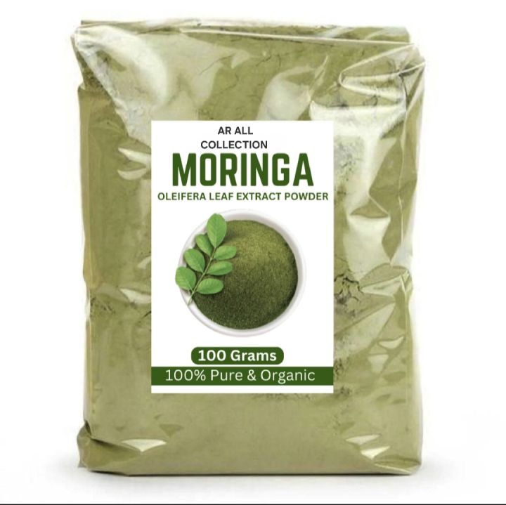 Moringa Leaf Powder 100,150,250,500,1020 Gram Organic For Weight Loss ...