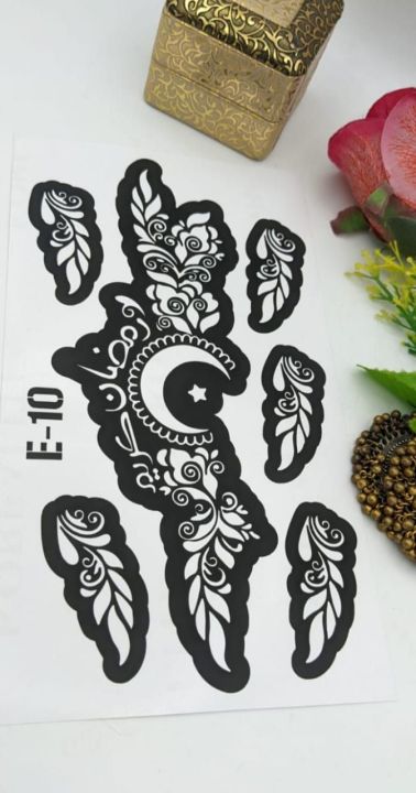 Mehndi sticker Mehndi stencil mehndi design 64 | Daraz.pk