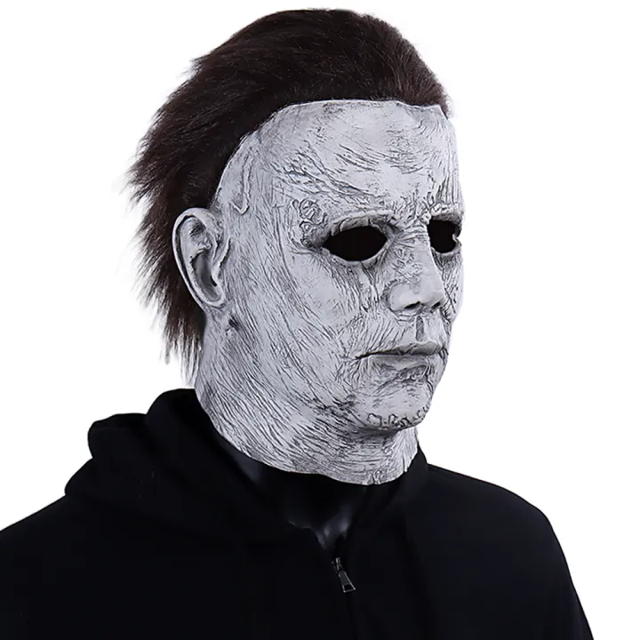 Halloween Michael Myers Killer Mask Cosplay Horror Bloody Latex Masks ...