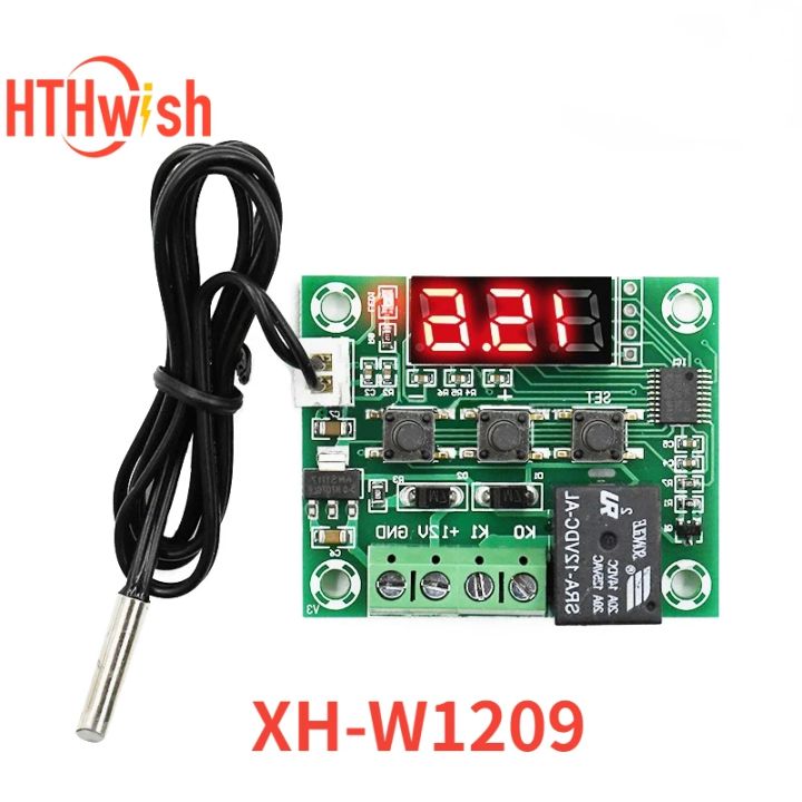 1PC W1209 Digital Temperature Controller DC 12V Thermometer with ...