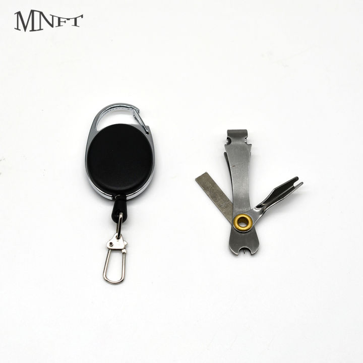 MNFT Fishing Quick Knot Tool Fast Tie Nail Knotter Line Cutter Clipper Nipper Hook Sharpener Fly ...