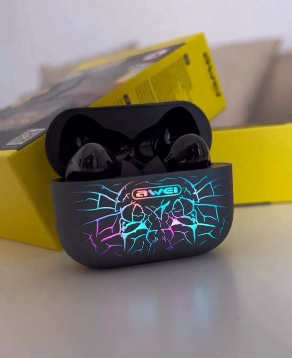 Awei T29 Pro True Wireless Games Earbuds With Dynamic Color Changing ...