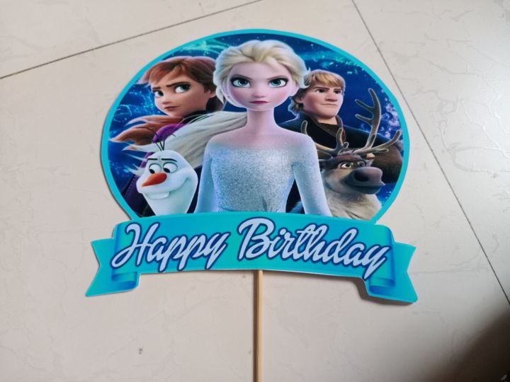 frozen Elsa theme cake topper set | Daraz.pk