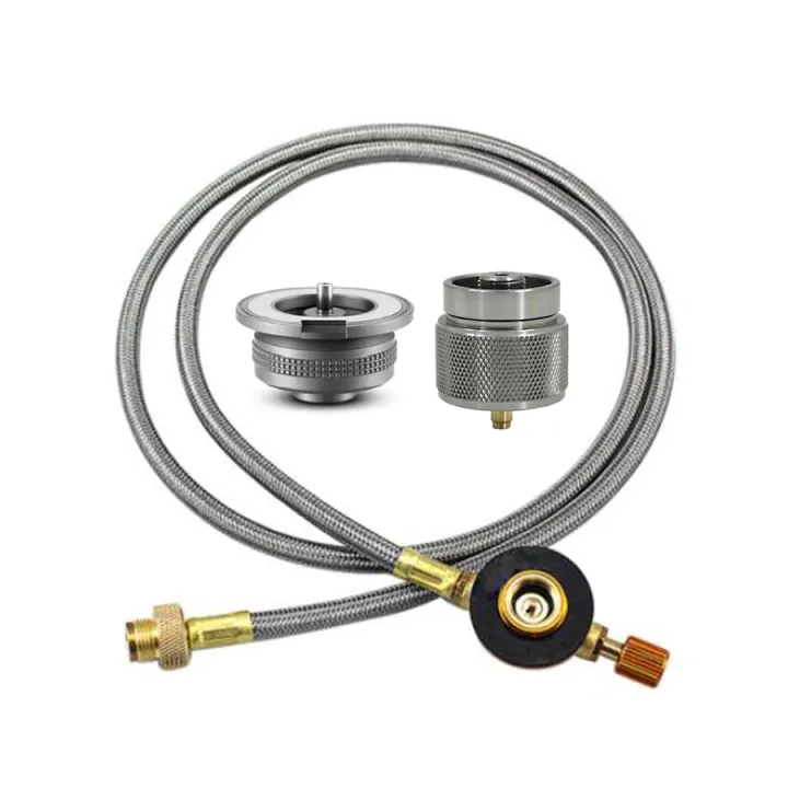 Outdoor Camping Gas Tank Inflation Connection Pipe Extension Line 1M ...