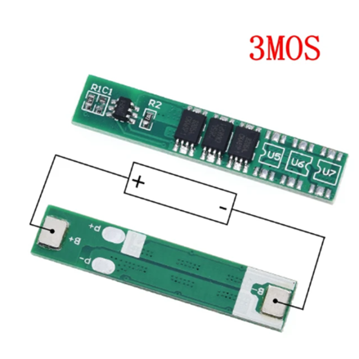 1S 7.5A 10A 15A 3.7V Li-ion 3 4 6MOS BMS PCM Battery Protection Board ...