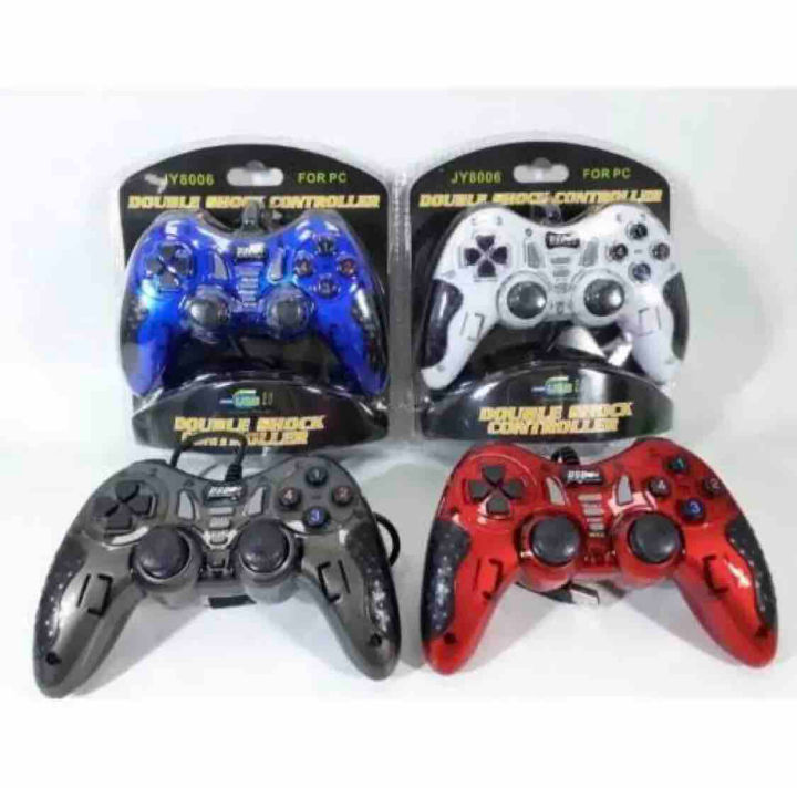 USB WIRED DOUBLE SHOCK CONTROLLER FOR PC/LAPTOP | Daraz.pk