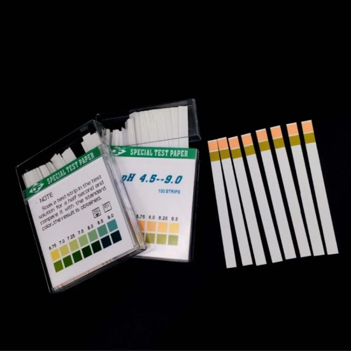 100pcs PH Test Strips Litmus Paper PH4.5-9.0 Alkaline Acid Test Paper ...