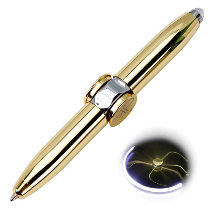 Can Write Spinning Pen Adults Antistress Metal Rotating Pen Fidget Toys ...