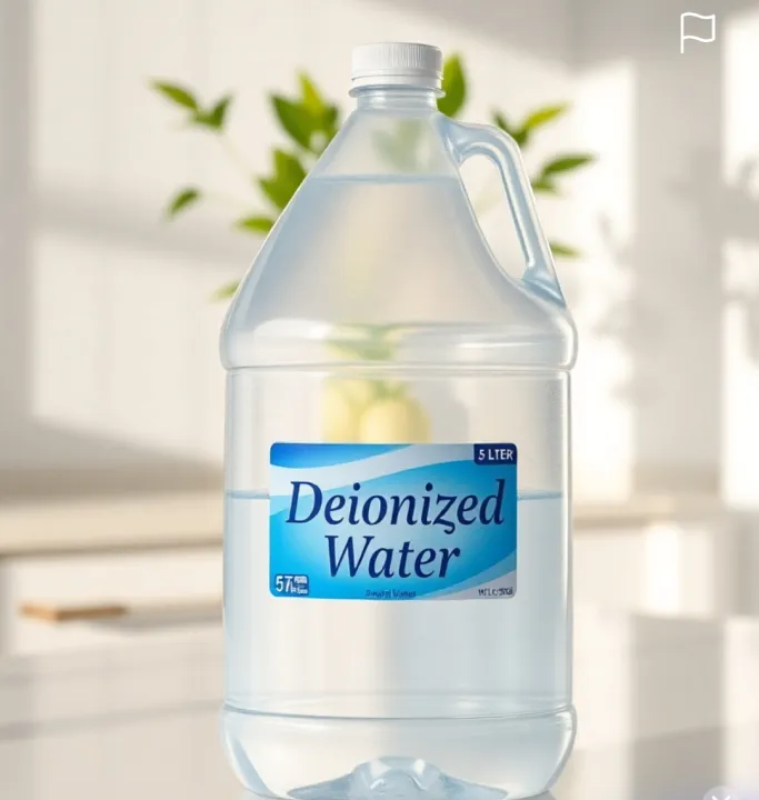 5 Liter distilled ( dionised water bottle double distilled water bottle ...
