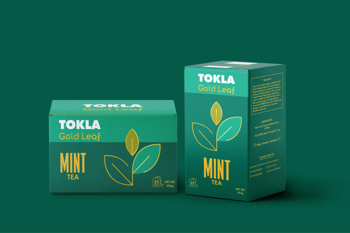 Tokla Gold Leaf Mint Green Tea 37.5g - 25 Tea Bags | Daraz.com.np