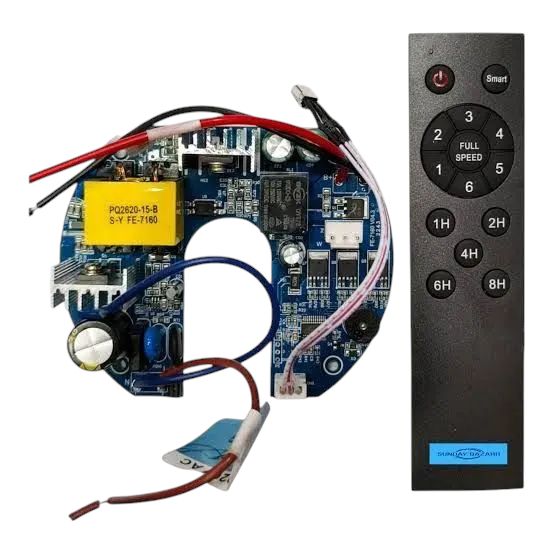 AC/DC Ceiling Fan Circuit Big High Power Circuit 60W With Remote ...