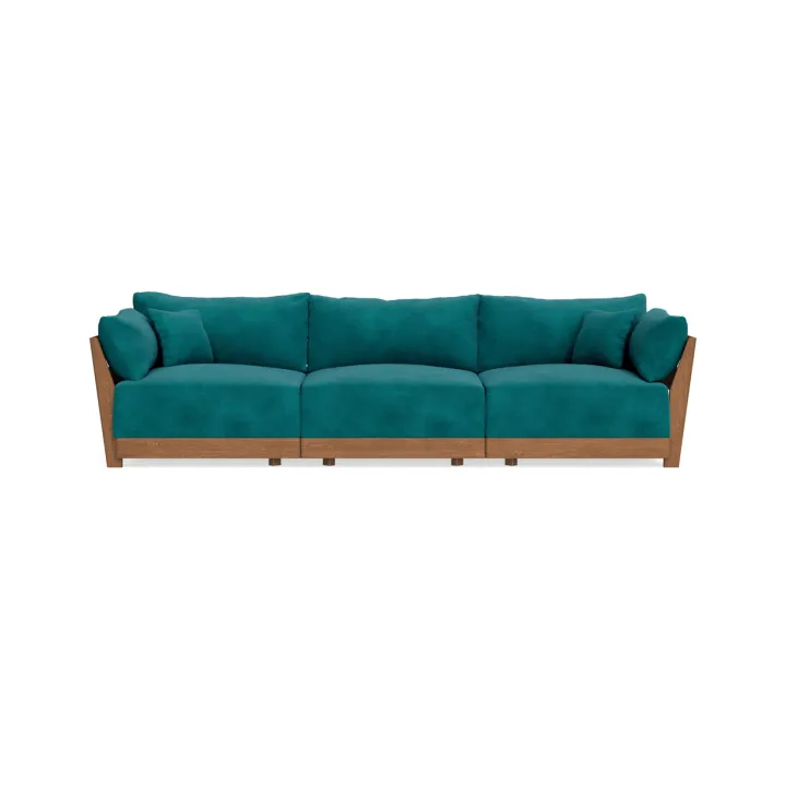 Modular Bondi Espresso 3-Seater Sofa in Peacock | Classic Blend | Daraz.pk