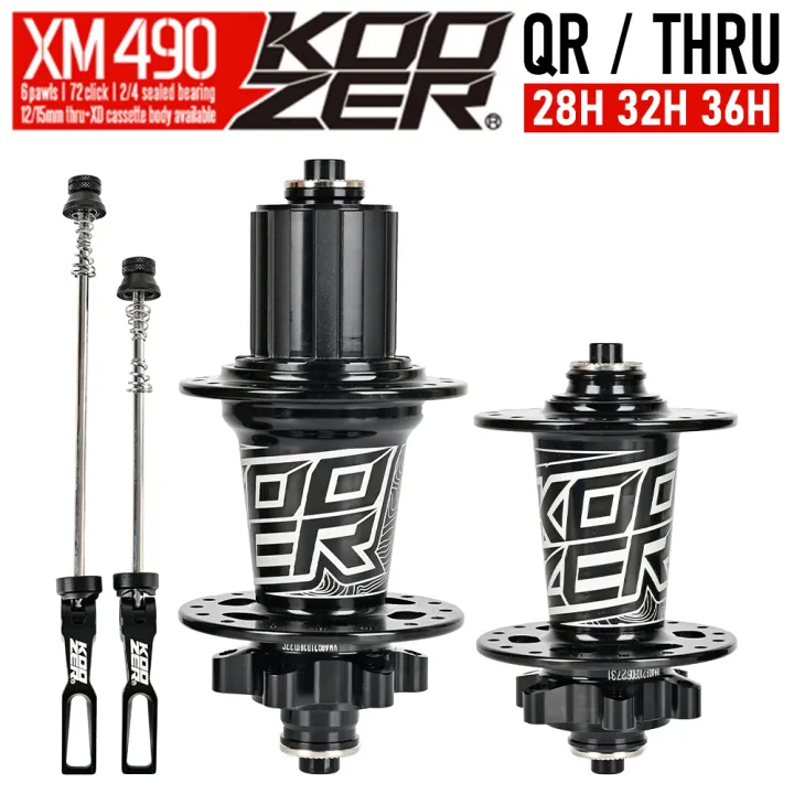 Koozer Bicycle Hub XM490 Hubs Sealed 4 Bearing MTB Mountain Bike Hub ...